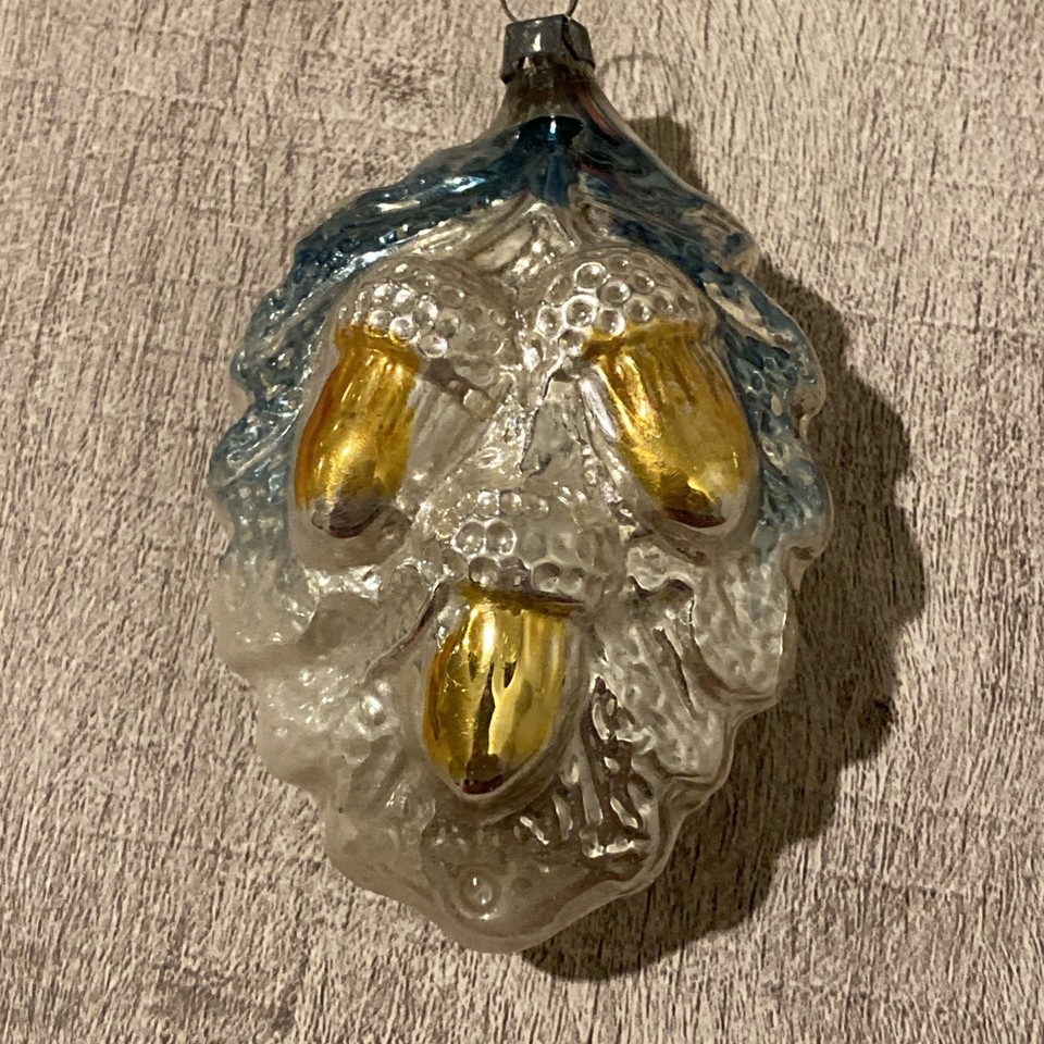 3 VTG ORNAMENTS CHRISTMAS West Germany Shiny Brite GOLD ANTIQUE Moon Sun | eBay