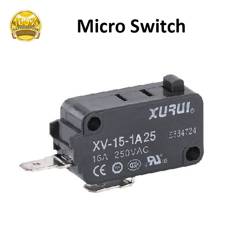 Microswitch 15A V3 various levers and terminals V15 1C25 SPDT micro ...