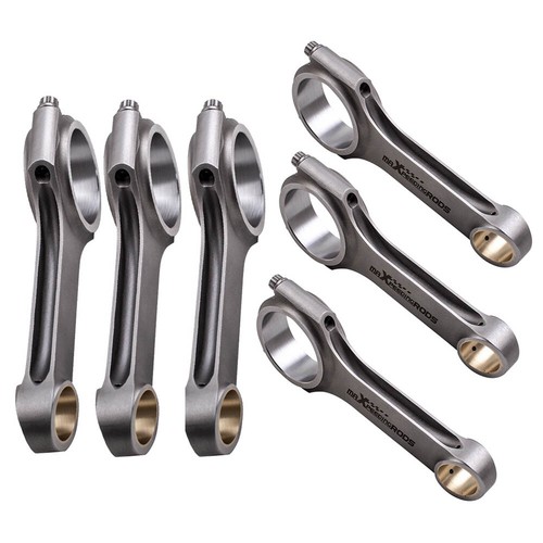 4340 H-Beam Connecting Rods + ARP 2000 Bolts pour Audi VW 3.0T EA839 V6 ...