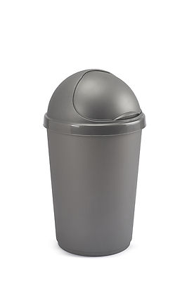 New Bullet Bin 50 LTR Large Plastic Rubbish Waste Bins Kitchen Dustbins ...