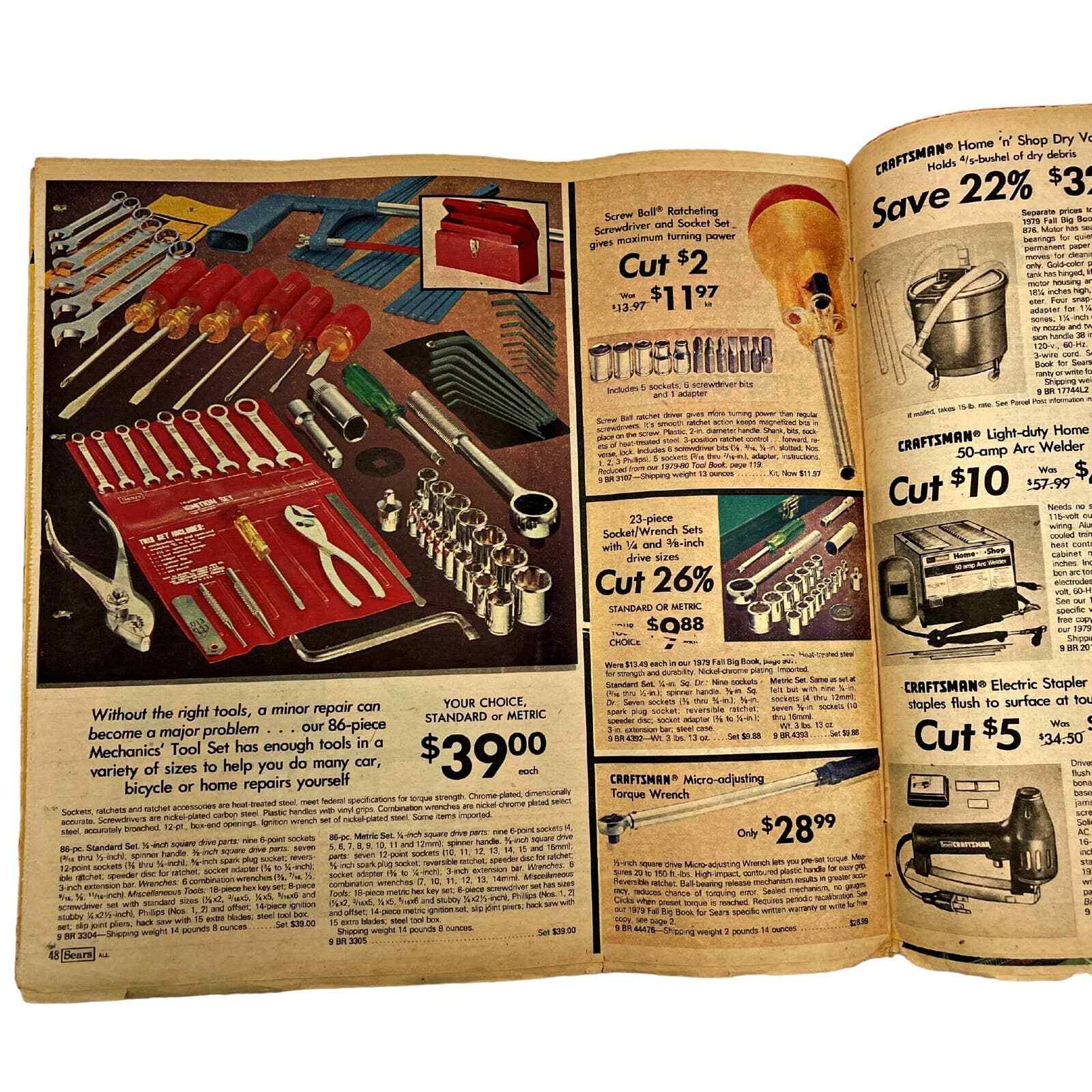 Vintage Sears Dec 19 1979 Advertisement Paper Flyer Catalog Tools ...