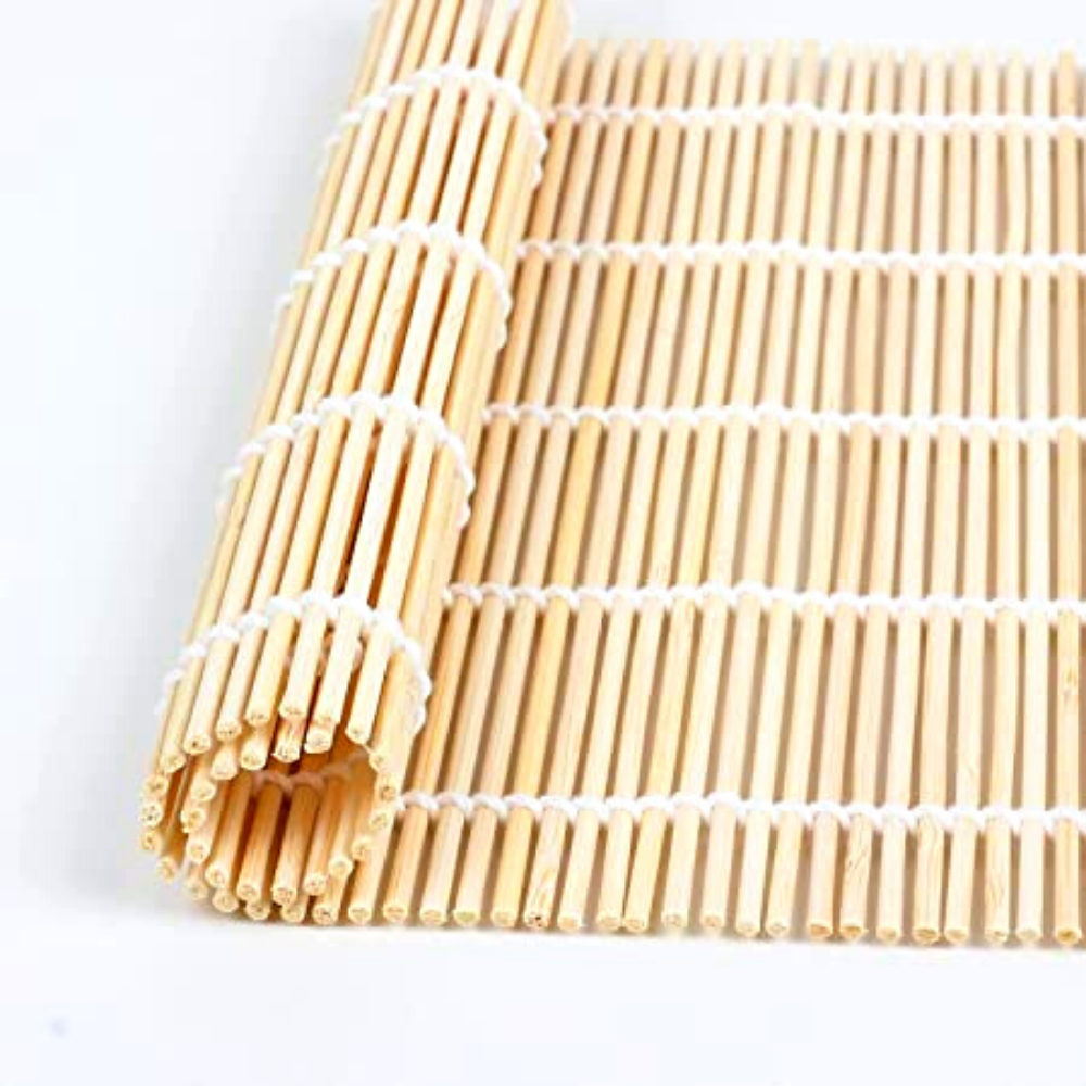 Sushi Maker Curtain Rolling Mat Rice Roller Natural Bamboo Japanese ...