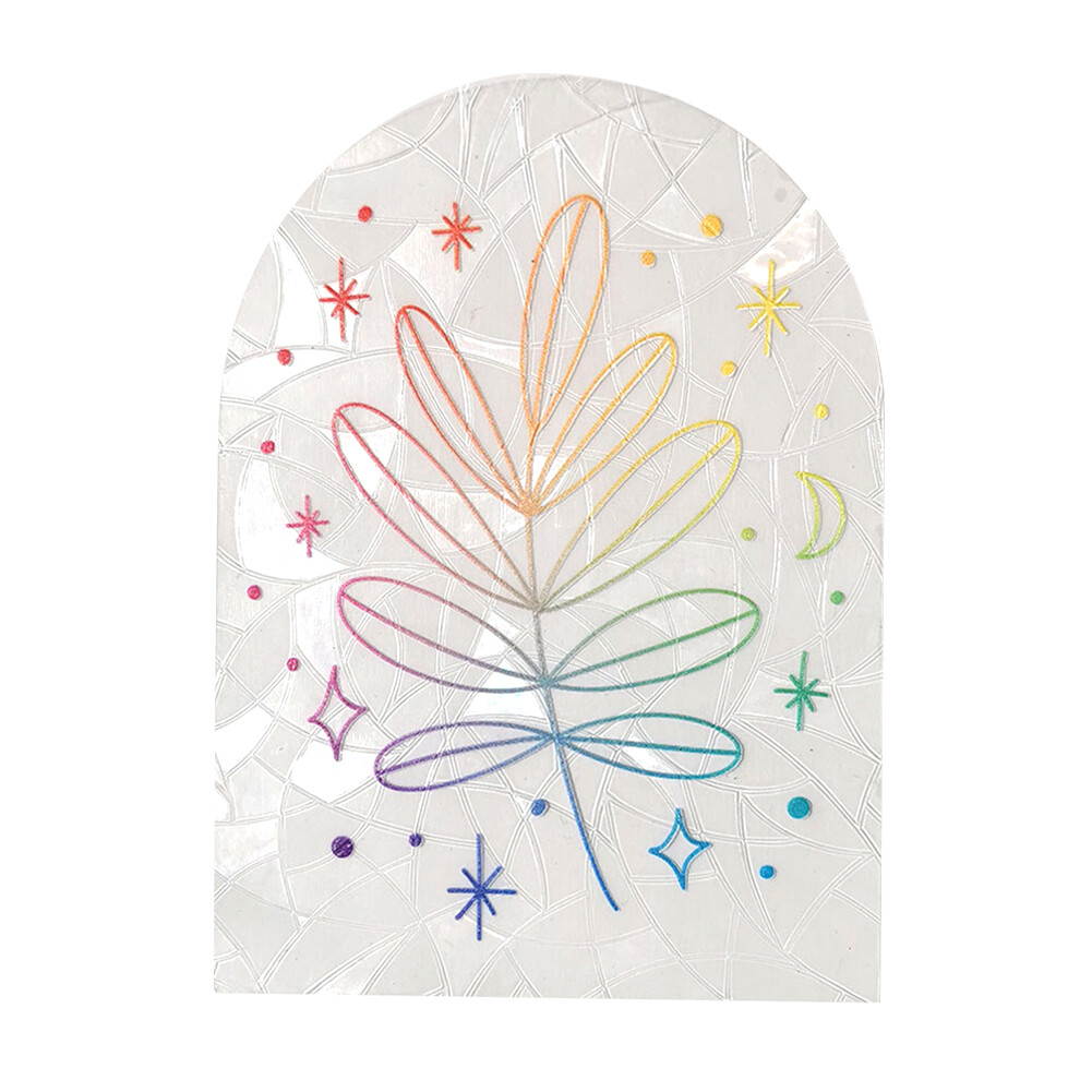 #L Rainbow Prism Stickers Light Catcher PVC Window Decal Home Decor ...