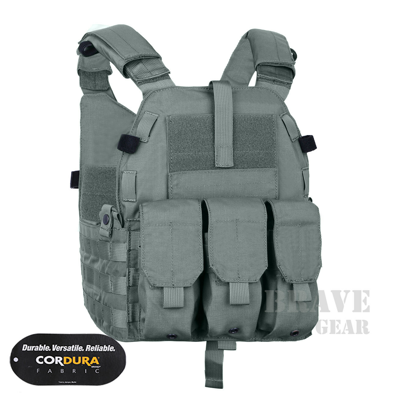 Emerson LBT-6094K Tactical Vest Molle Combat Plate Carrier W/ Magazine ...