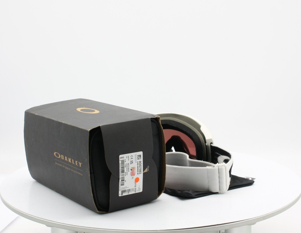 OAKLEY LINE MINER MEDIUM SNOW SKI GOGGLES PRIZMWHITE ROSE GOLD RRP £150 ...
