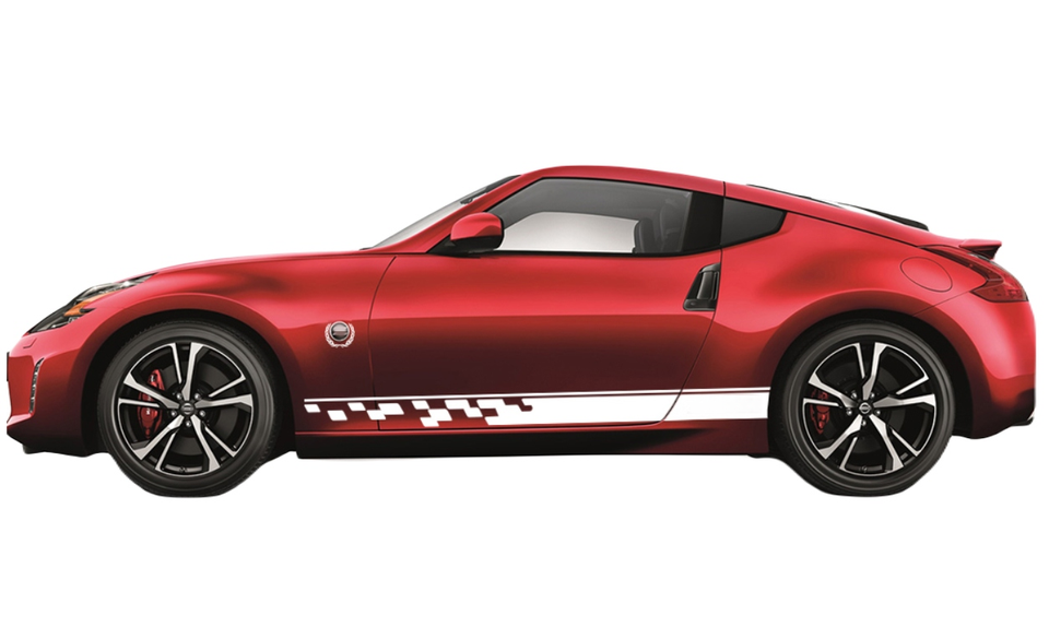 Car Hood Sticker Side Door Decal Kit For Nissan 370Z Nismo Bonnet ...