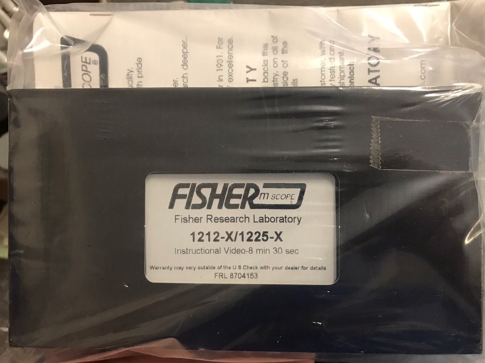 Fisher Metal Detector 1225-X Instructional Manual and VHS Sealed NEW | eBay