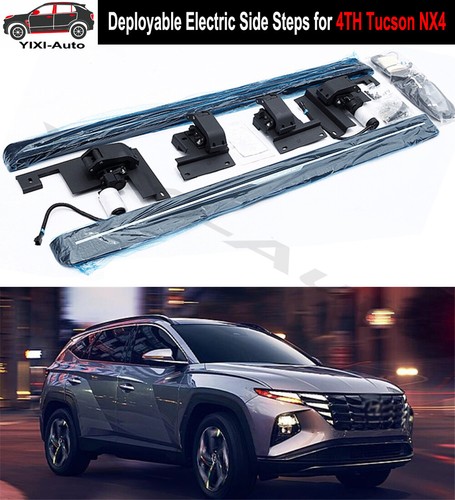 Deployable Electric Running Board Side Step fits Hyundai 4TH Tucson NX4 ...