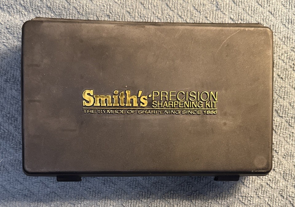 SMITH'S Precision Sharpening Kit Hard Case Knife Sharpener Straight ...