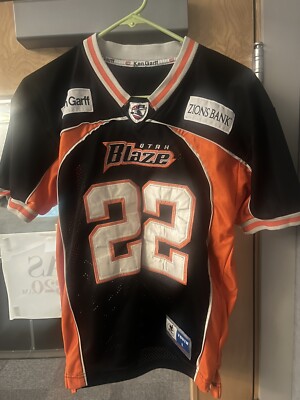 RARE UTAH BLAZE SGA #22 JERSEY - ARENA FOOTBALL LEAGUE - YOUTH LARGE | eBay