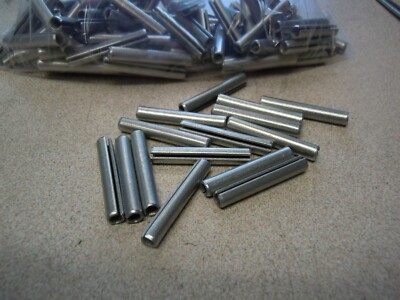 3/16" x 1-3/16" Mechanical Zinc Finish Steel Slotted Spring Pin 100 ...