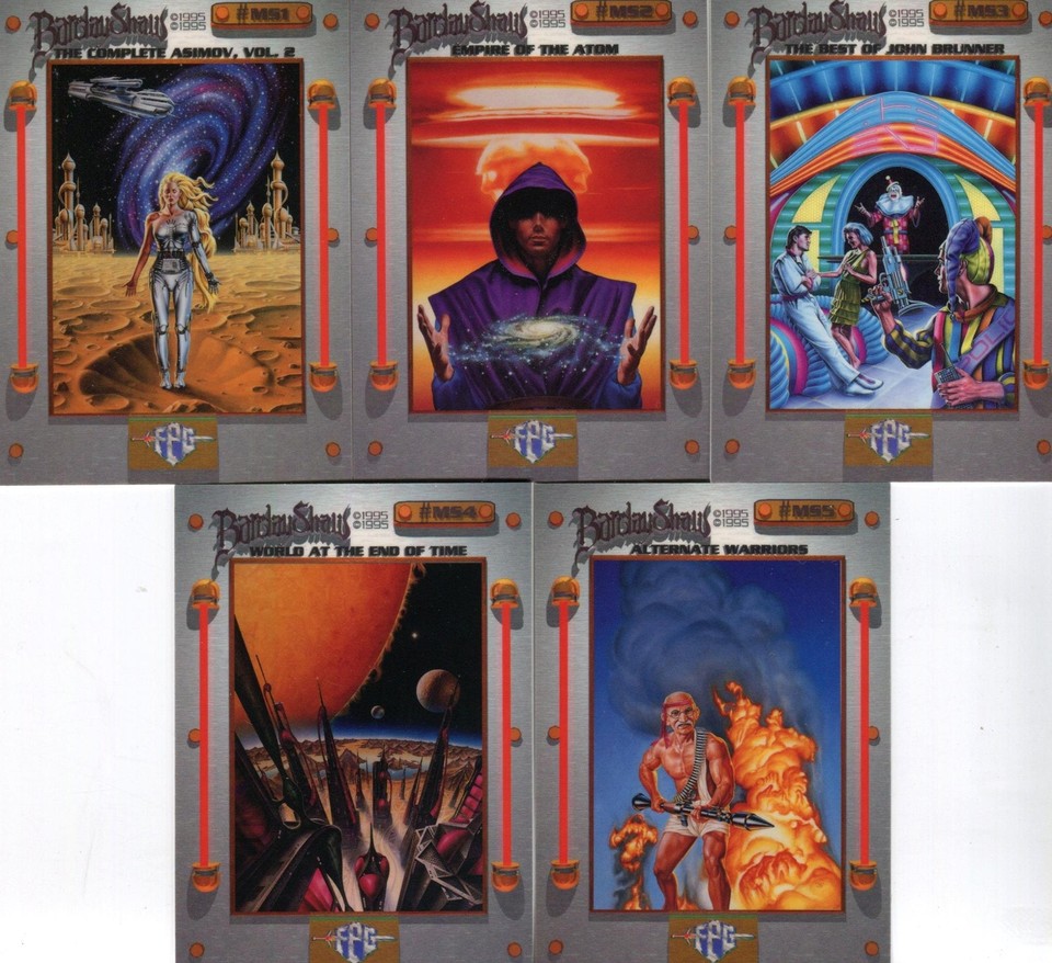 Shaw Barclay Metallic Storm Chase Card Set MS1 - MS5 FPG 1995 | eBay