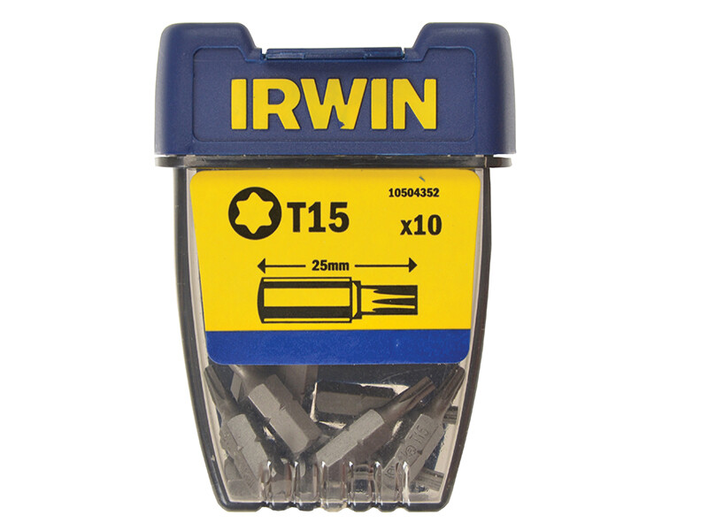 Irwin 10504837 Screwdriver Bits TORX TX15 25mm (Pack 2) IRW10504837 | eBay