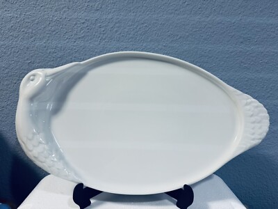 Apilco France DUCK Porcelain Serving Platter 15”X 9” Nice! | eBay