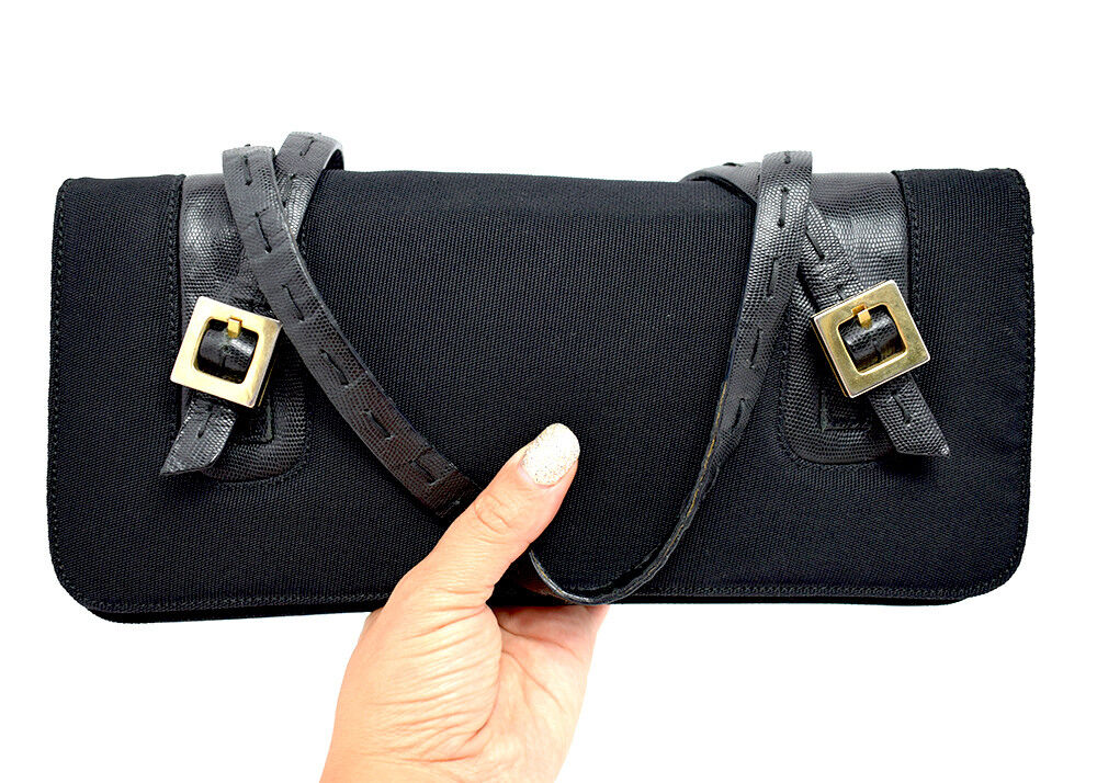 Emanuel Ungaro Paris Original Womens Evening Bag Handbag Emanuel Ungaro Paris Original Womens Evening Bag Handbag