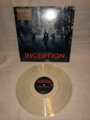 Hans Zimmer Inception Clear Vinyl LP Soundtrack Score Rare 2015 OST ...