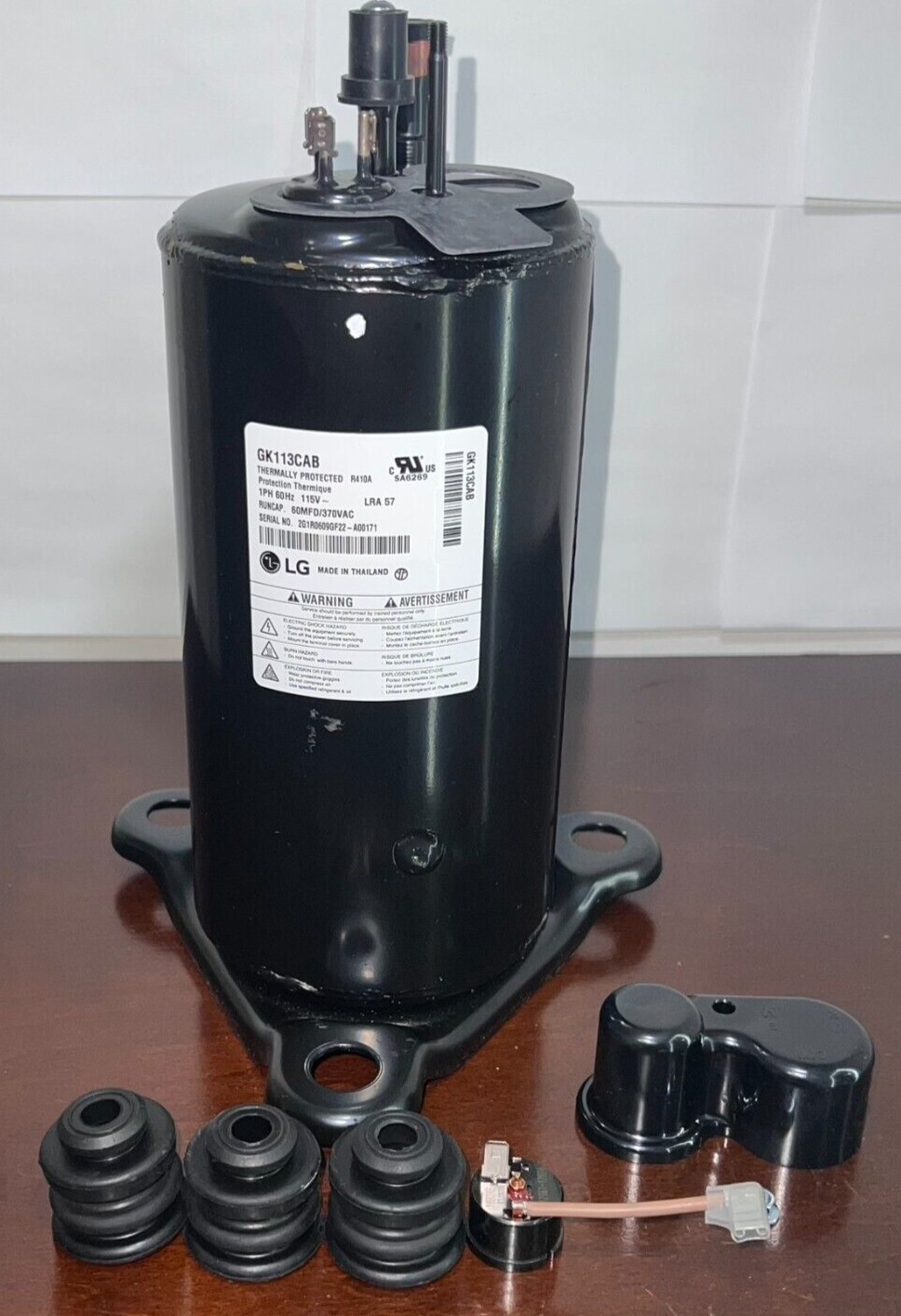 LG A/C Compressor HVAC - R410A 12 000 BTU 115V Air Conditioner ...