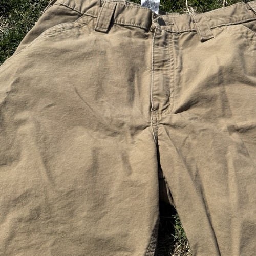 Carhartt Shorts Mens 34 Khaki Brown Utility Carpenter Hammer Loop Work ...
