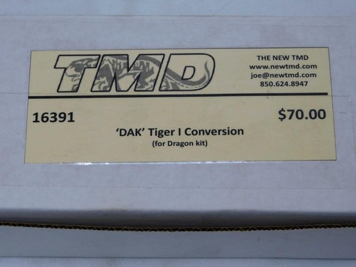 1/35 TMD DAK TIGER I Conversion Tank Detail Set For Dragon Resin Model ...