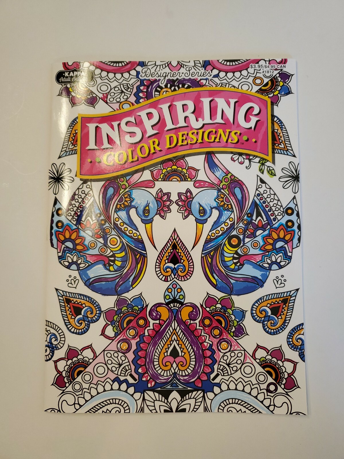 Kappa Designer Series Adult Coloring Book Inspiring Color Designs | eBay