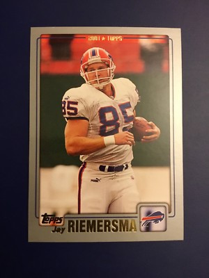 2001 Topps #179 JAY RIEMERSMA Buffalo Bills Awesome Card Look ! | eBay