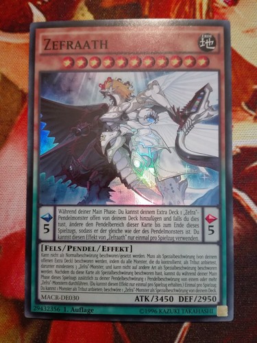 Yu-Gi-Oh! Zefraath Super Rare 1. Auflage MACR-DE030 | eBay.de