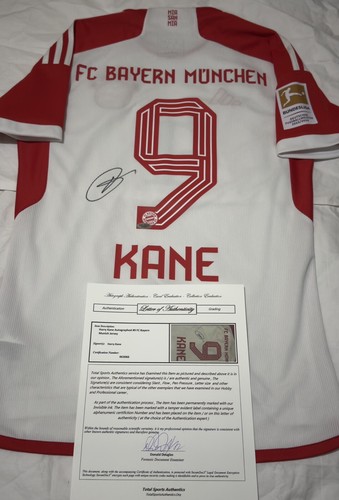Harry Kane Signed Autographed jersey Bayern Munich Bundesliga LOA | eBay
