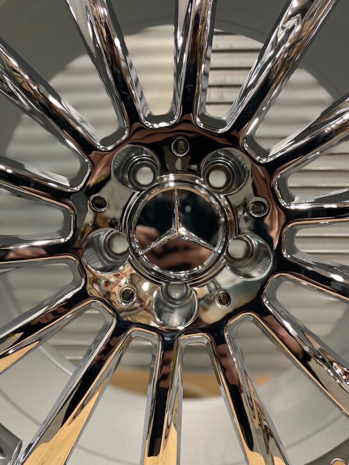 Set 4 20" Chrome Wheels For Mercedes S500 S560 S550 S450 CL550 20x8.5 ...