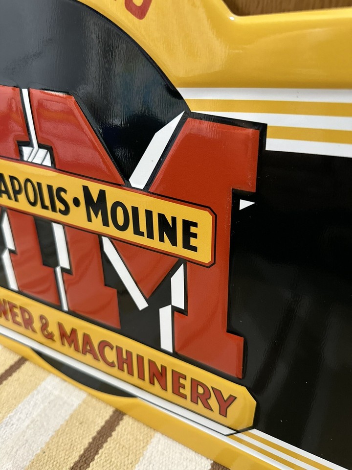 Minneapolis Moline Power Machinery Sign Service Sales Farm Vintage ...
