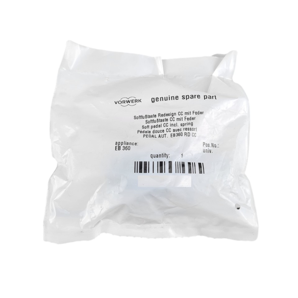Originale Vorwerk Trasmissione 360 Softfußtaste Con Molla, Pedale ...