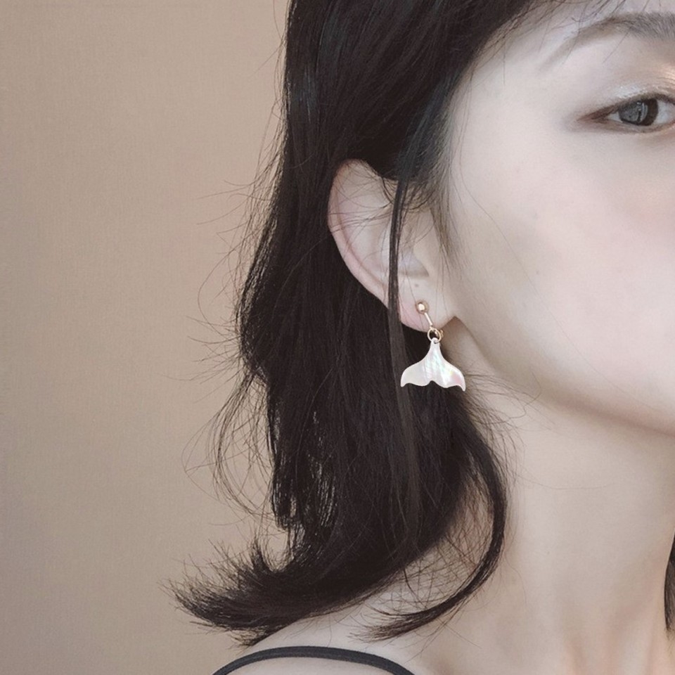 30 pcs Shell Jewelry Accessories Transparent Colorful Fishtail ...