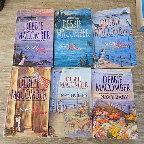 6x Debbie Macomber Navy Series Romance Fiction Paperback Novels Books ...