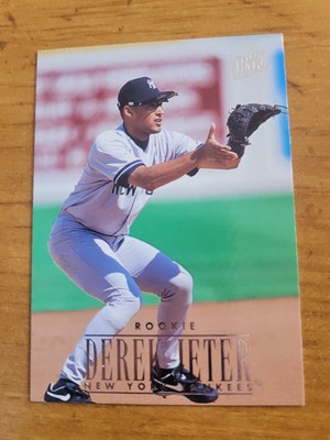 1996 Fleer Ultra Derek Jeter Rookie Card RC #386 New York Yankees ...