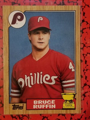 1987 Topps #499 Bruce Ruffin, Philadelphia Phillies | eBay