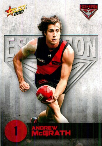2021 ESSENDON BOMBERS AFL Card ANDREW MCGRATH Footy Stars | eBay
