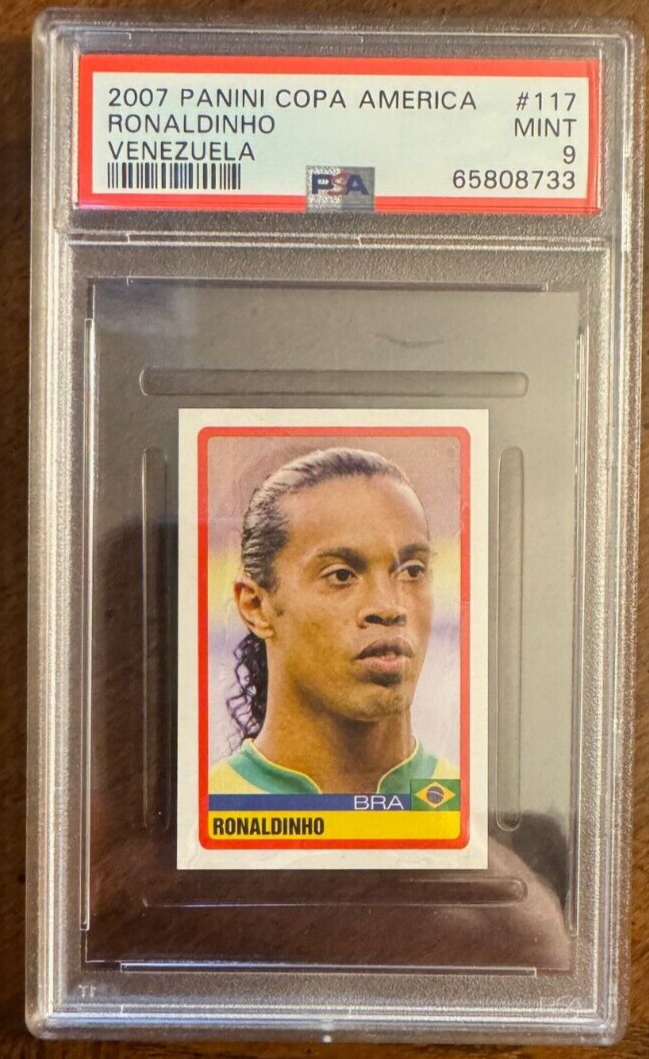 Panini 2007 Copa America Venezuela Sticker #117 Ronaldinho Brazil MINT ...