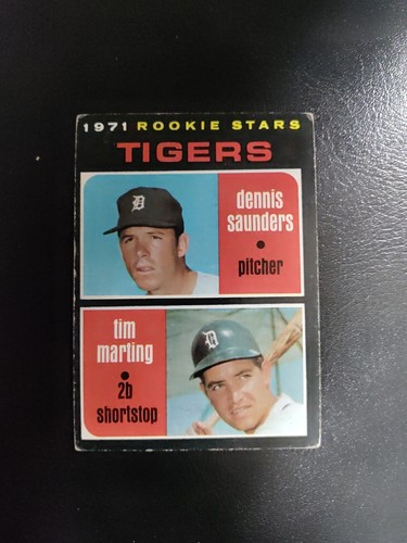 1971 Topps Baseball Detroit tigers Rookie Stars #423 read description ...