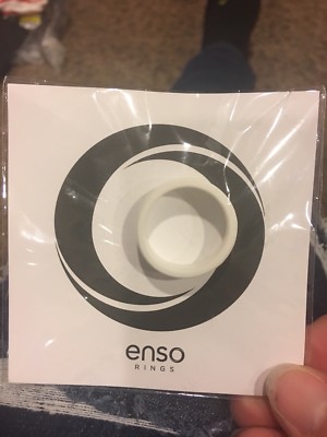 Enso Mens Infinity Silicone Ring, White Size 13 New (B62) | eBay