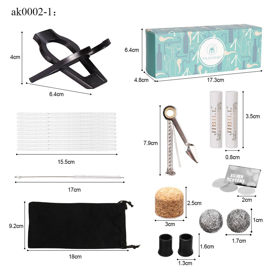 Briar Wood Smooth Billiard Tobacco Smoking Pipe 9mm Bent Acrylic Stem ...