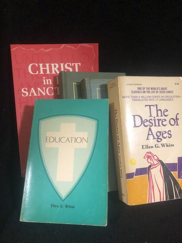 Vintage Ellen G White Book Lot Of 4. Christ Object Lessons. Education ...