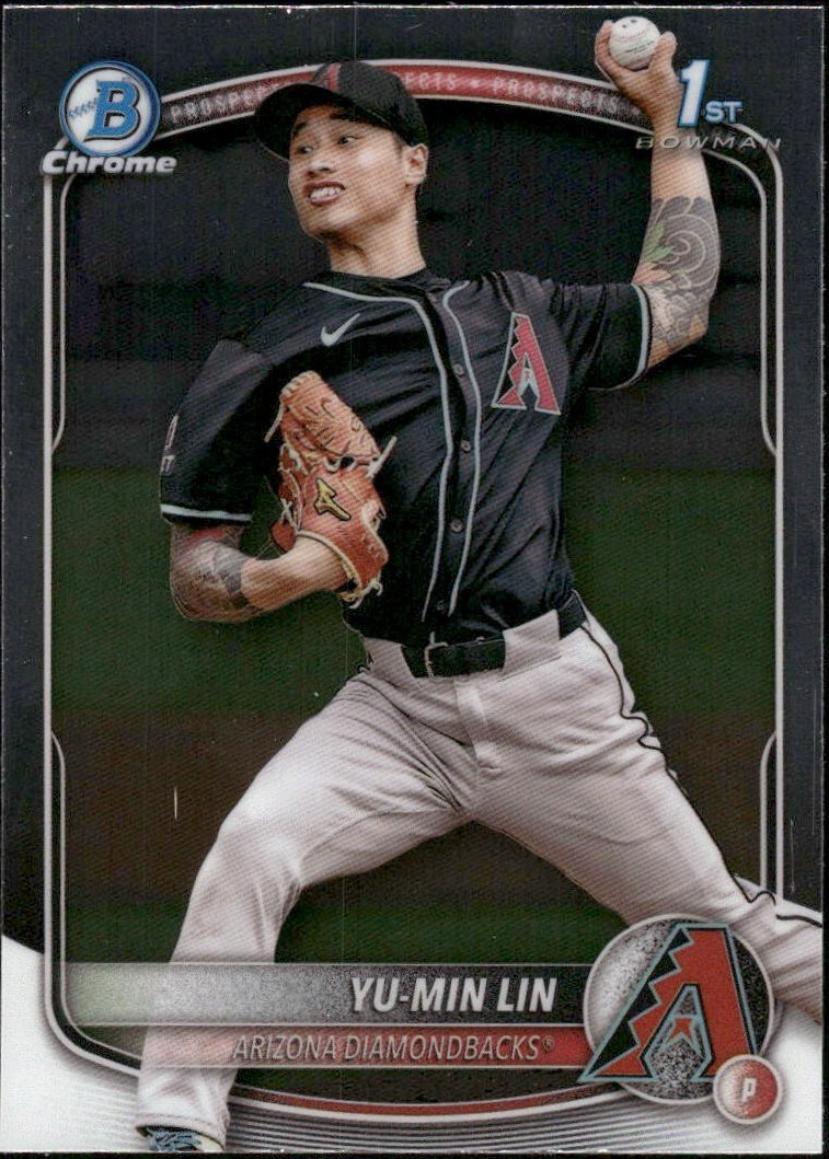 2025 Bowman - Chrome Prospects Yu-Min Lin #BCP-27 (RC) for sale online ...