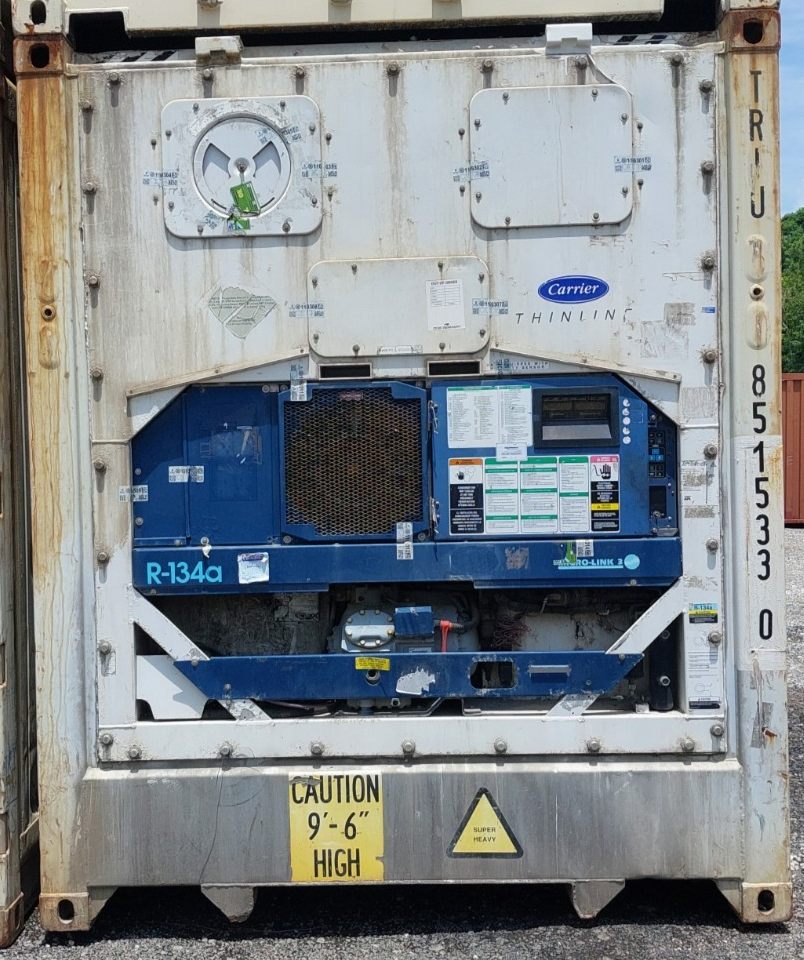 40ft Refrigerated High Cube Reefer Container 2010 Carrier Thinline ...