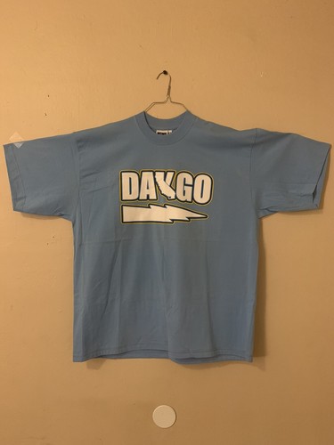 DAYGO Lightning Bolt T-Shirt - powder blue size 3XL BRAND NEW! | eBay