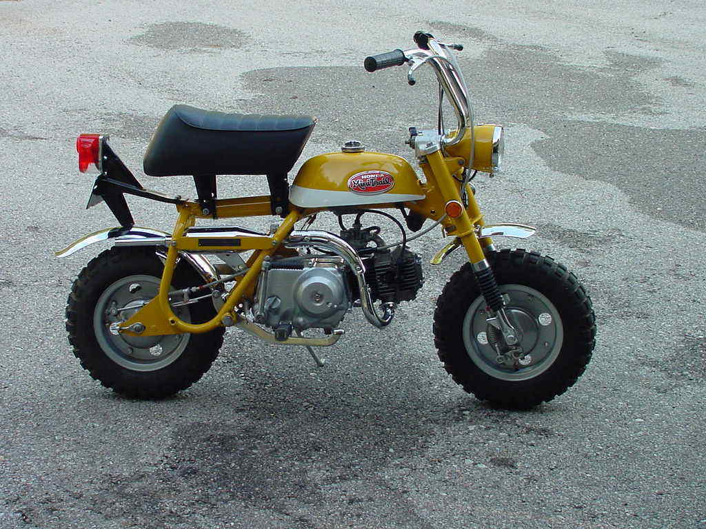 Honda Z50 JDM Z50A K2 (USA-Modelle), langes Heck vorne und hinten Z50A ...