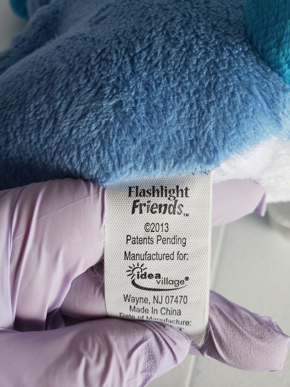 Flashlight Friends Blue Puppy Dog Night Light Bedtime Buddy Plush | eBay