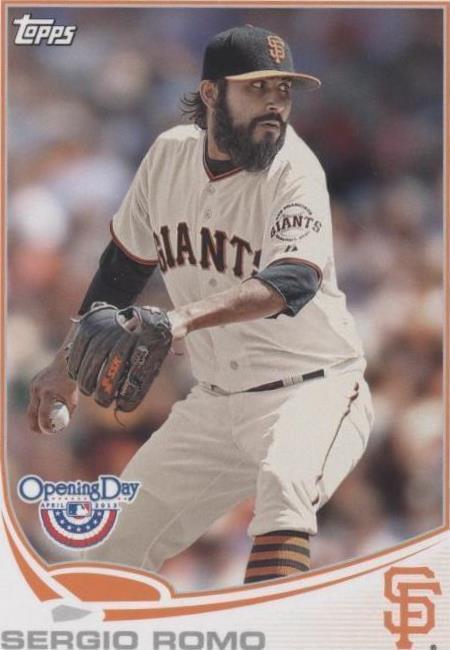 2013 Topps Opening Day - Sergio Romo #129 for sale online | eBay