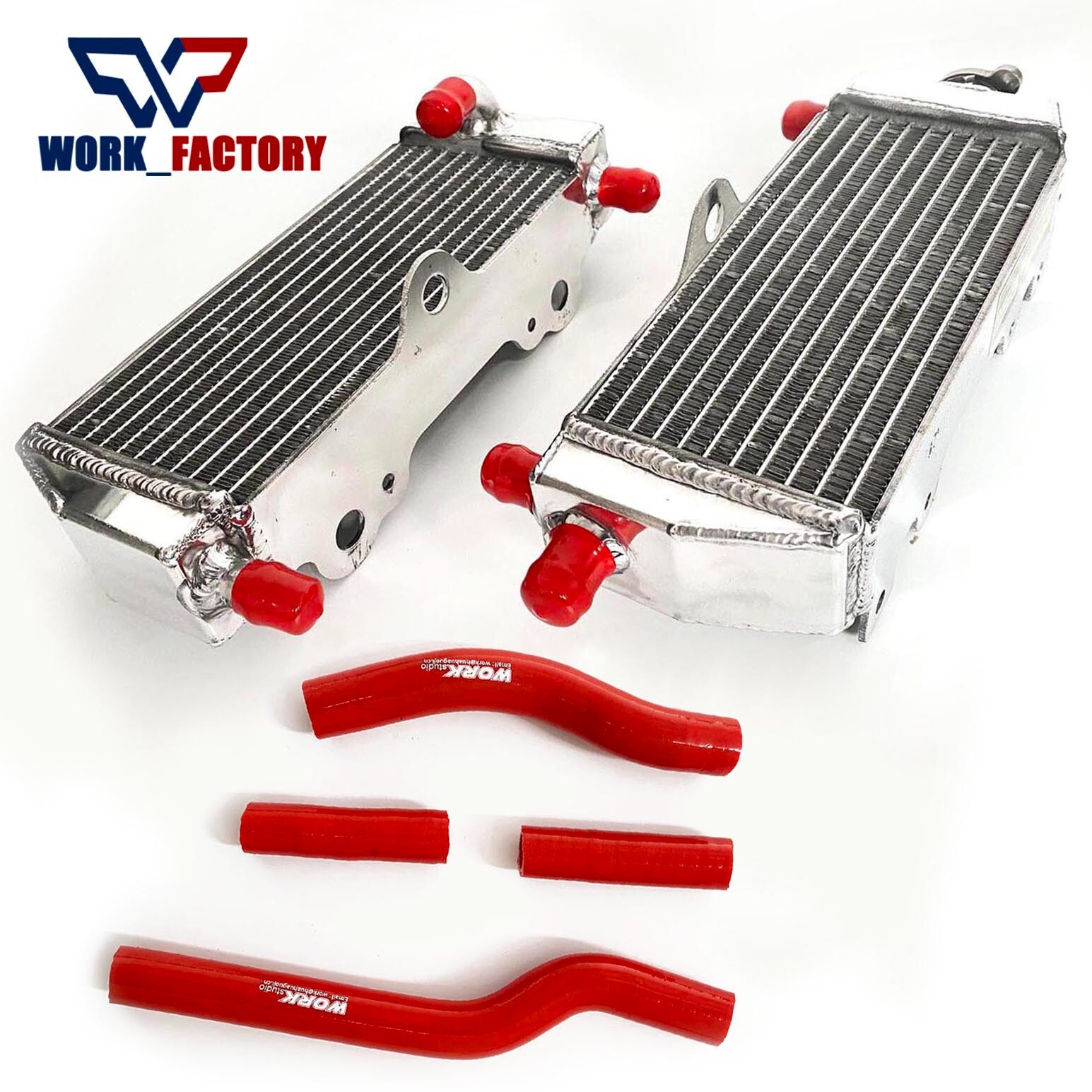 Aluminum Radiator+Red Hose for 96-01 YAMAHA YZ250 YZ 250 1996-2001 2000 ...