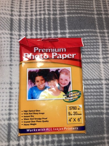 Premium Photo Paper 20 Sheets High Optical Gloss Heavy weight Instant ...