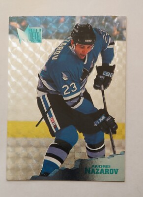 1995-96 Fleer Metal NHL #132 Andrei Nazarov San Jose Sharks | eBay