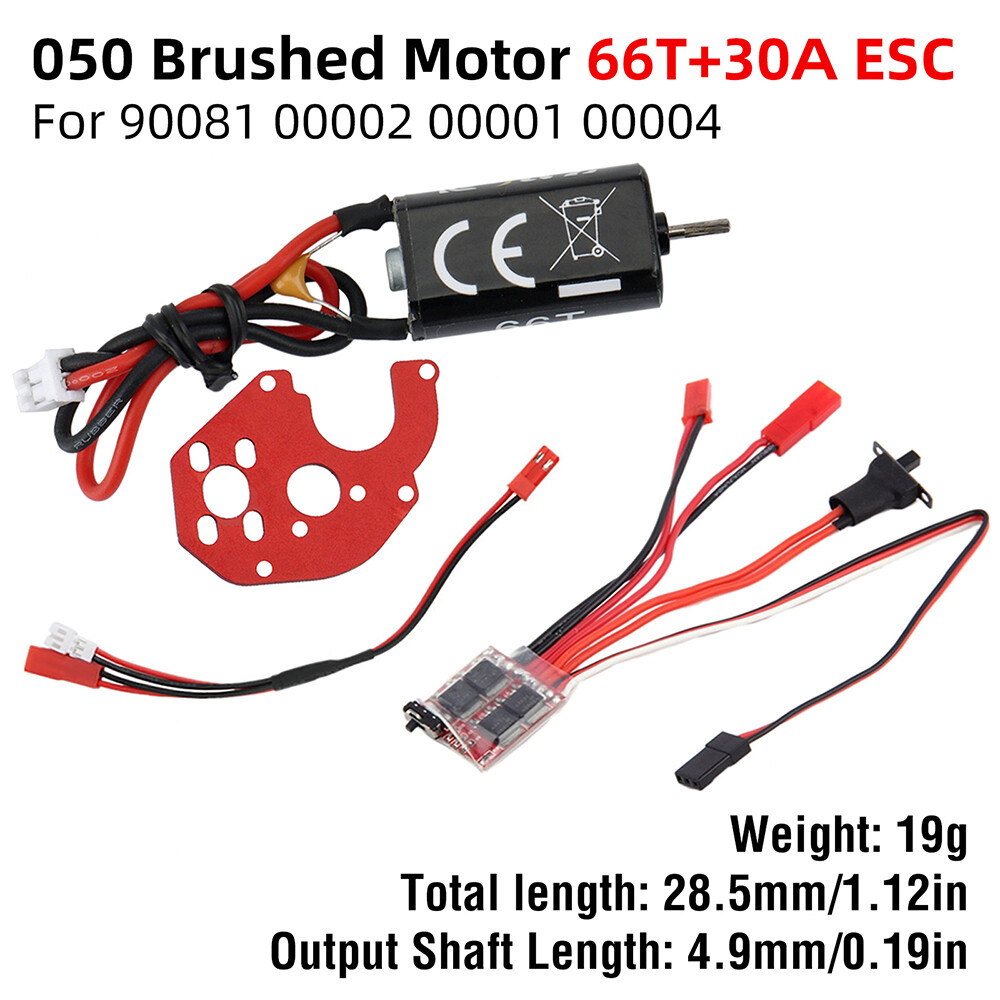 SCX24 Motor Upgrades Kit For 1/24 RC Crawler Axial Scx24 Brushed Esc ...